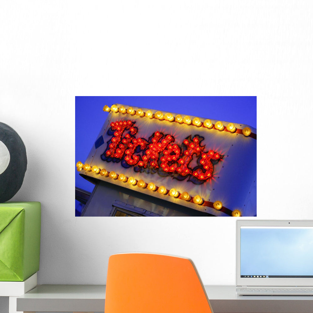 Fairground Ticket Booth Wall Mural – Wallmonkeys