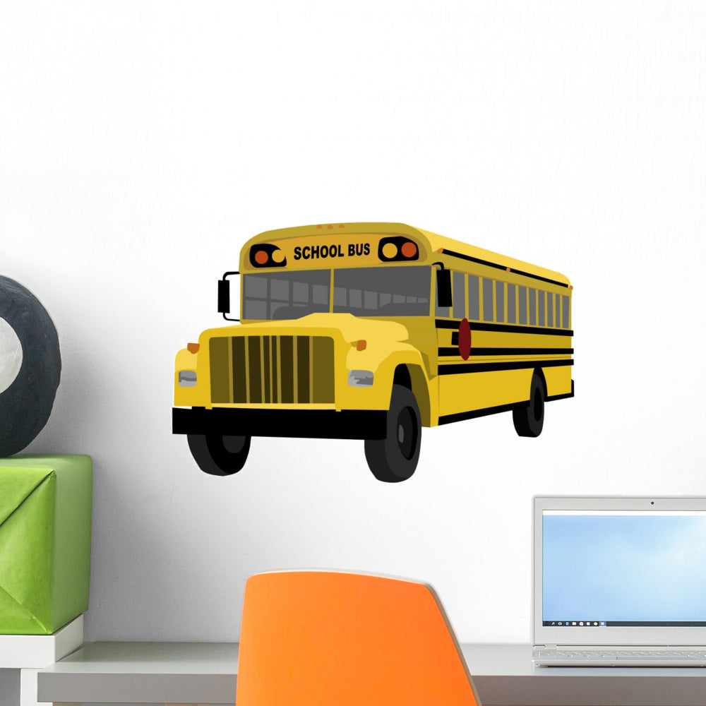 School Bus Wall Decal – Wallmonkeys
