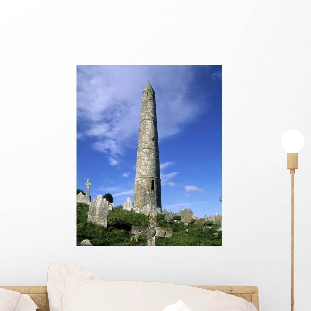 Ardmore round Tower Ardmore Wall Mural – Wallmonkeys