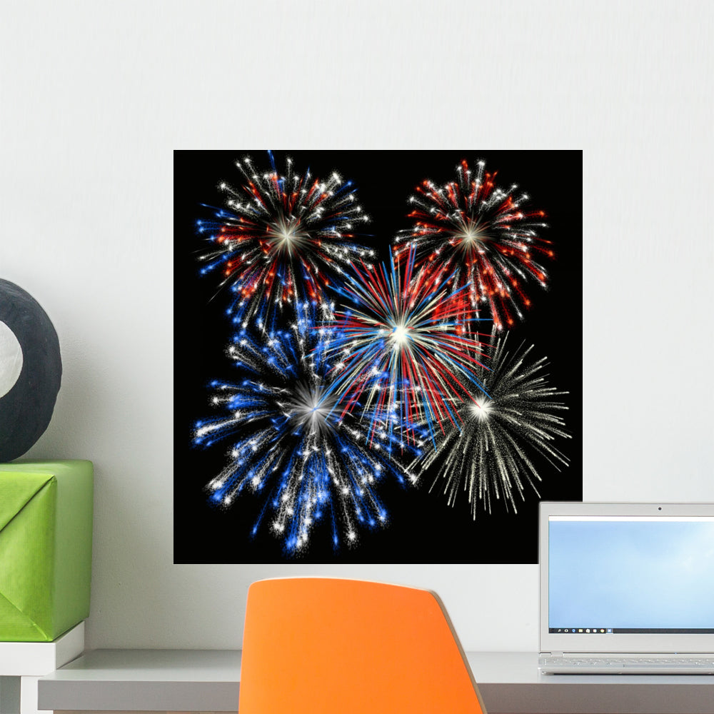 Fireworks Wall Mural – Wallmonkeys