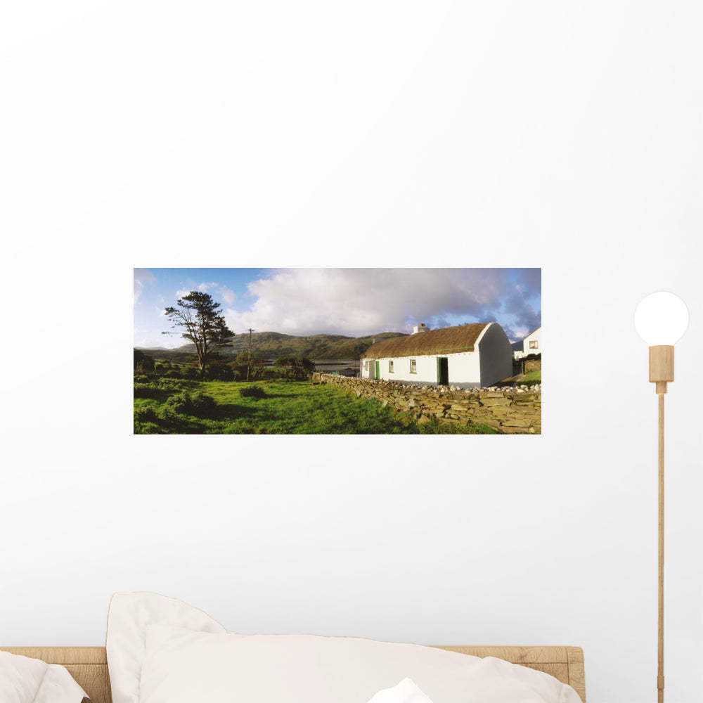 Traditional Cottage near Lough Wall Mural – Wallmonkeys