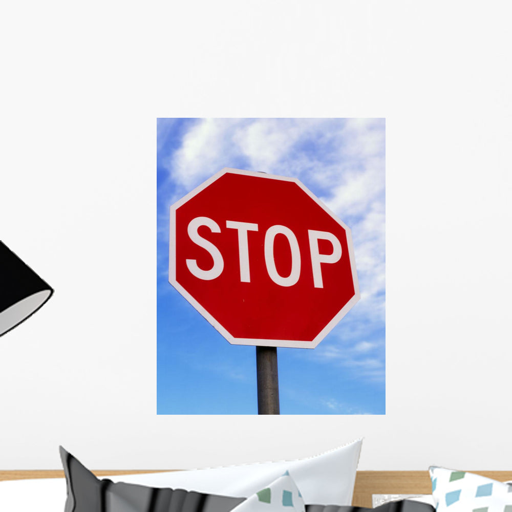 Stop Sign Wall Mural – Wallmonkeys