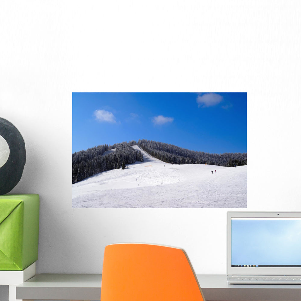 Ski Resort Wall Mural – Wallmonkeys