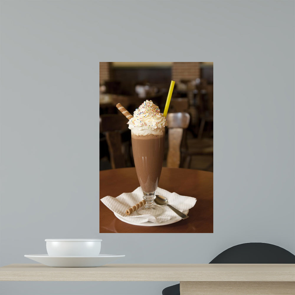 Chocolate Milkshake Wall Mural – Wallmonkeys