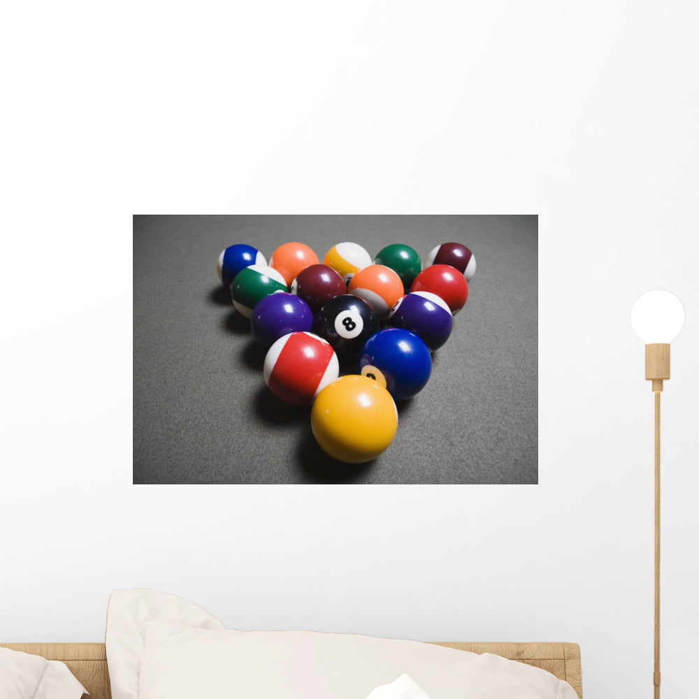 Pool Balls Billiard Table Wall Mural – Wallmonkeys
