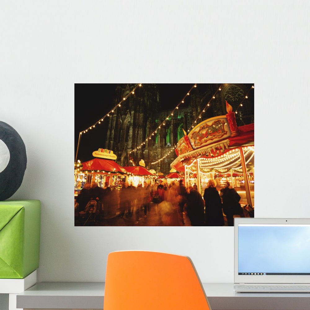 Cologne Cathedral and Christmas Wall Mural – Wallmonkeys