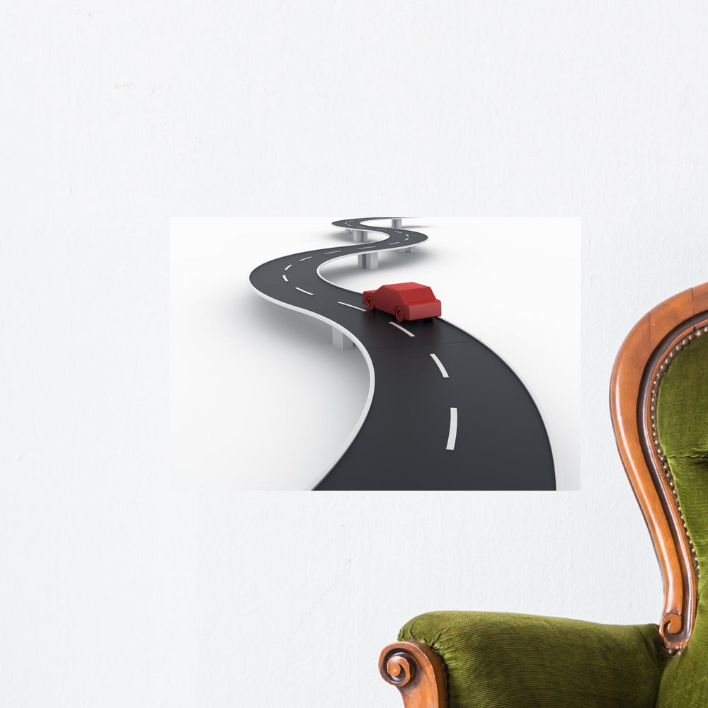 Curved Road Bridge with - WallMonkeys.com – Wallmonkeys