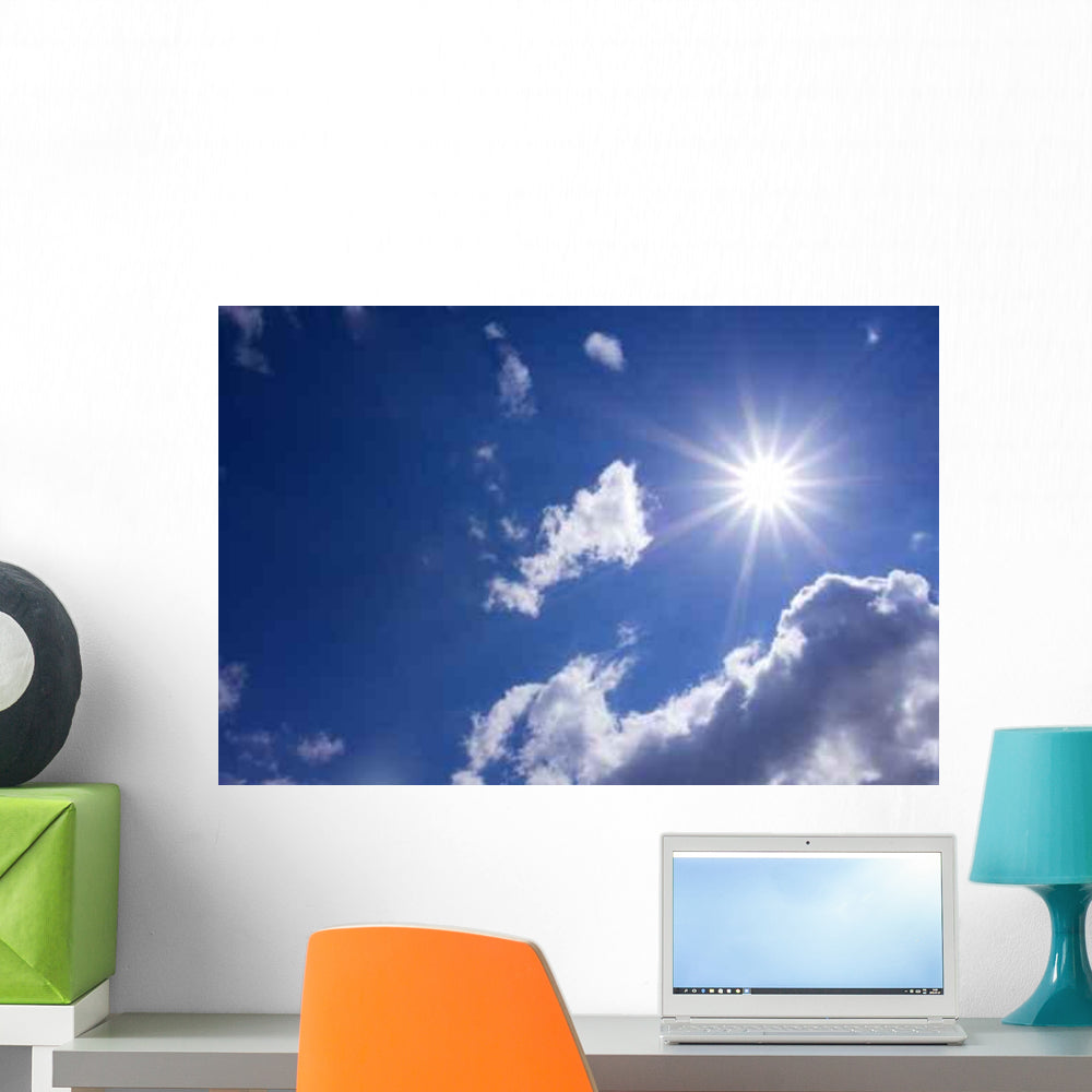 Sun Rays Wall Decal - WallMonkeys.com – Wallmonkeys