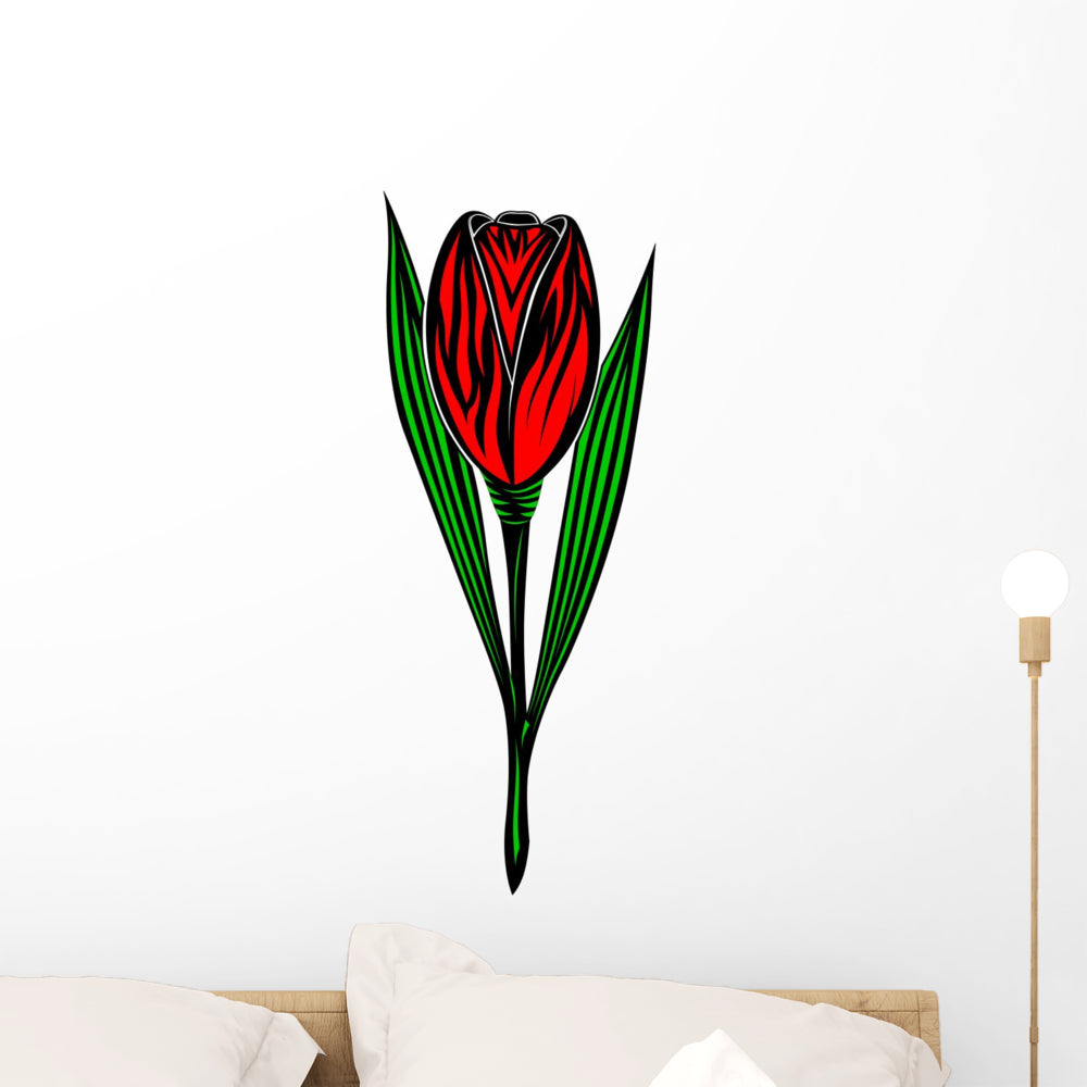 Tulip Wall Mural – Wallmonkeys