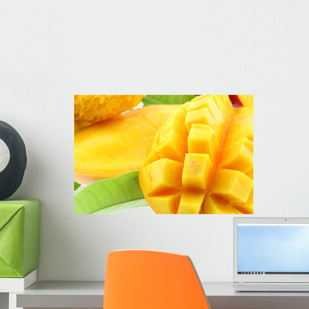 Mango Slices Wall Mural – Wallmonkeys