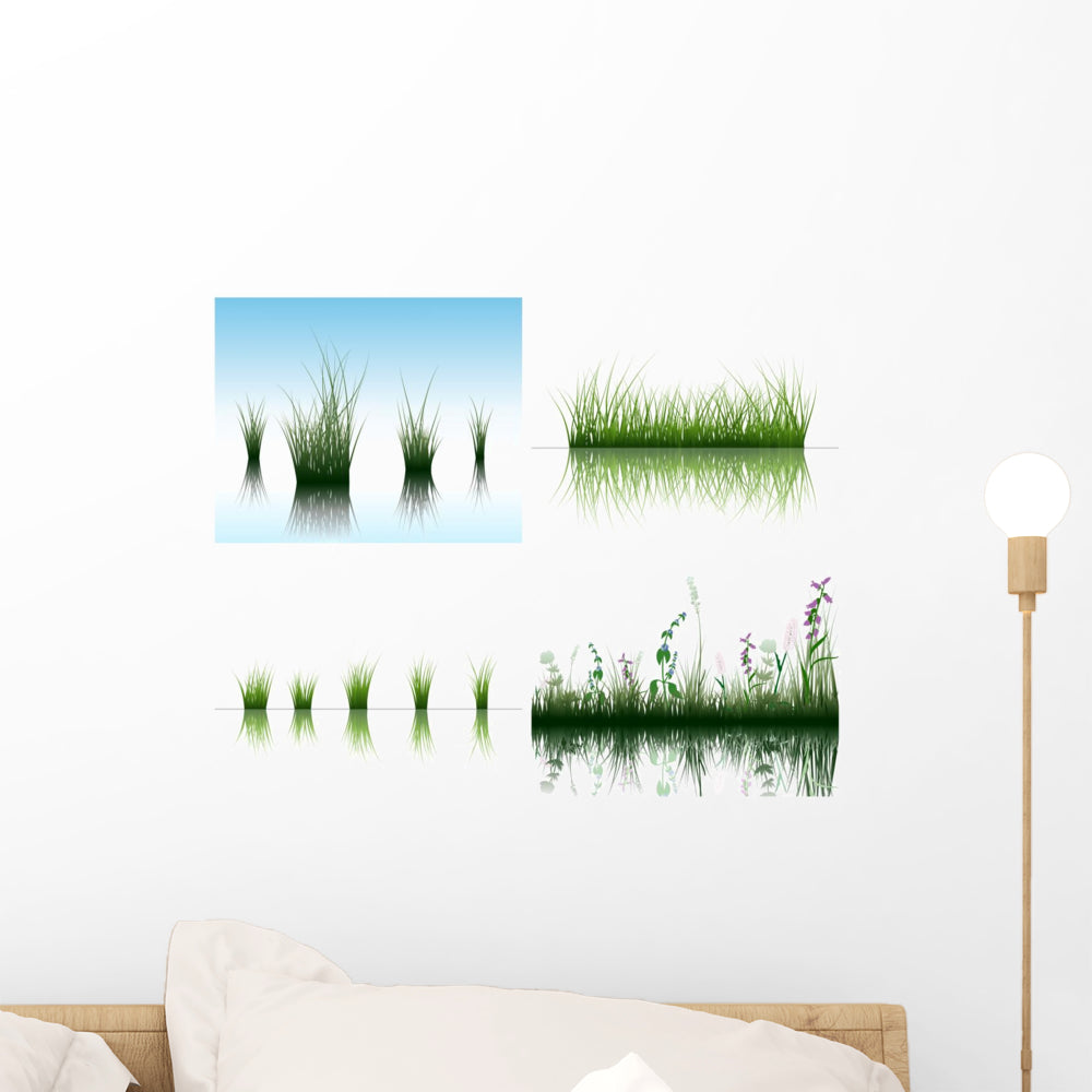 Grass Water Wall Decal - WallMonkeys.com – Wallmonkeys