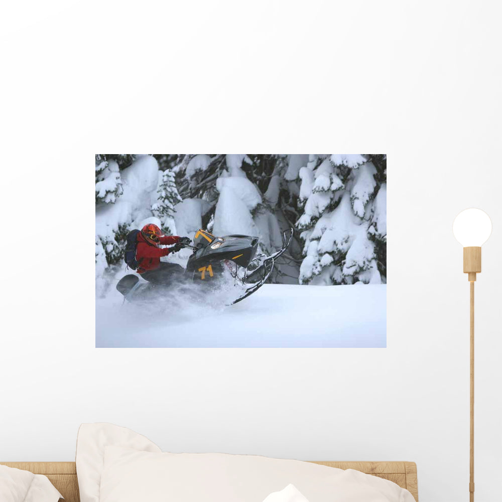 Snowmobile Roost Wall Decal - WallMonkeys.com – Wallmonkeys