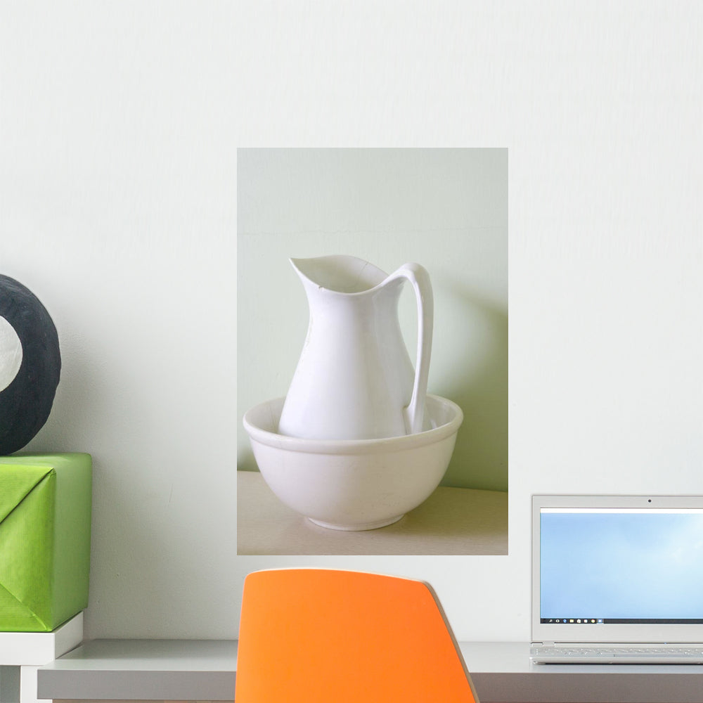Pitcher and Bowl Wall Mural – Wallmonkeys