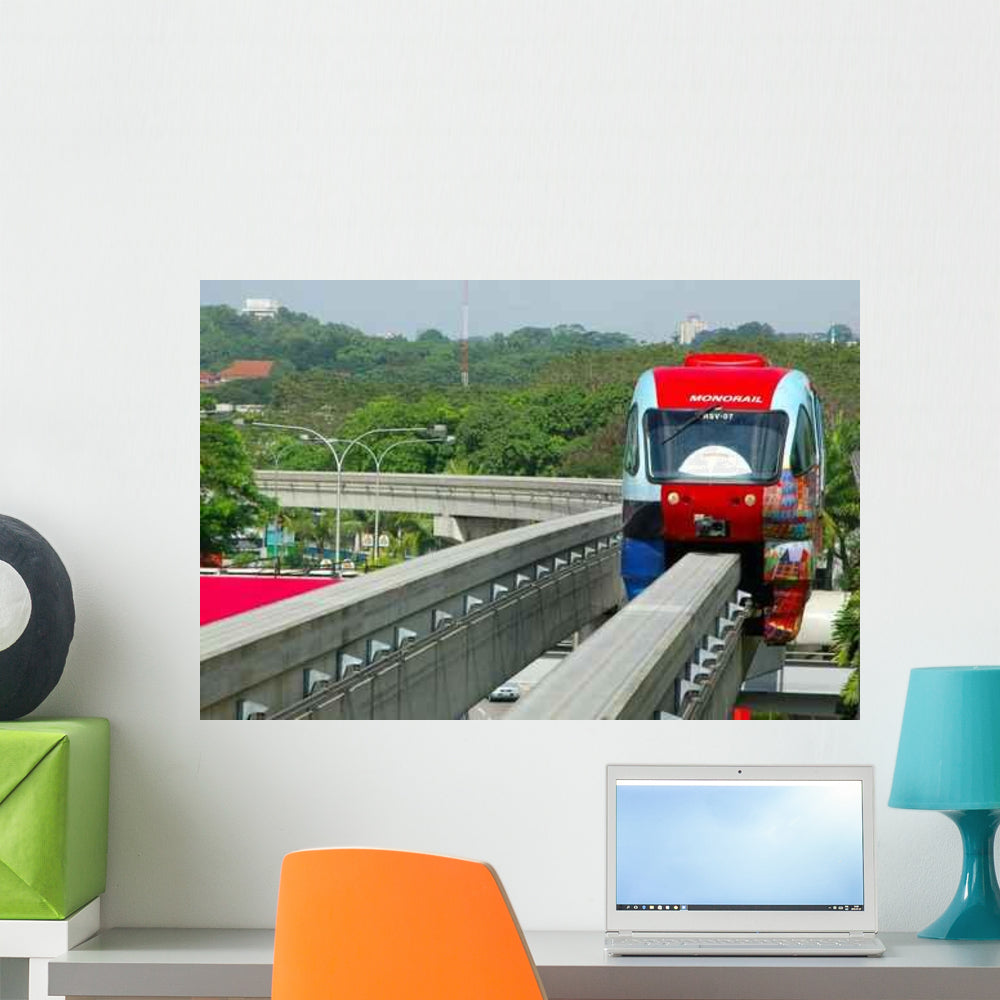 Monorail Wall Decal - WallMonkeys.com – Wallmonkeys