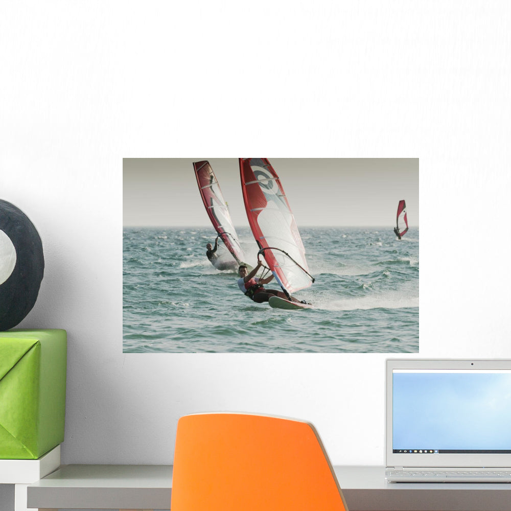 Windsurfing Wall Mural – Wallmonkeys