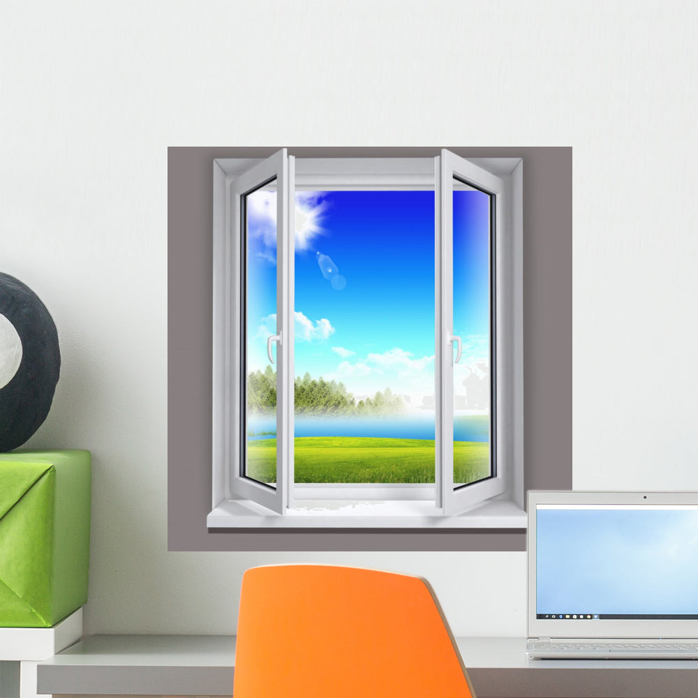 Sunny Window Scene Wall Decal – Wallmonkeys