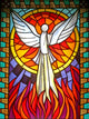Holy Spirit Stained Glass Wall Mural – Wallmonkeys