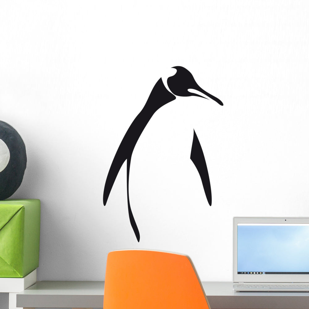 Simple Penguin Wall Decal – Wallmonkeys