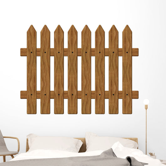 Wooden Fence Wall Decal – Wallmonkeys