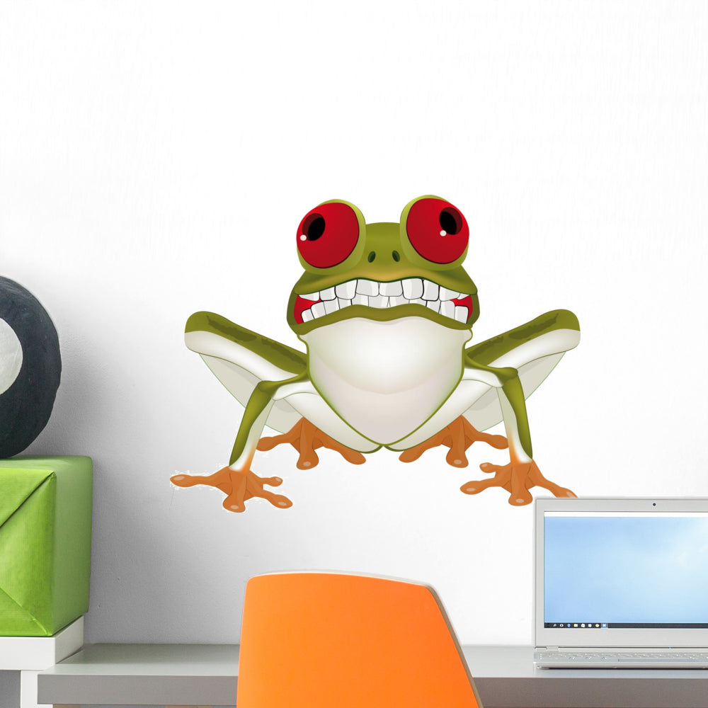 Smiling Frog with Teeth – Wallmonkeys
