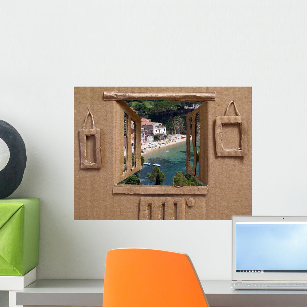Cardboard House Bay – Wallmonkeys