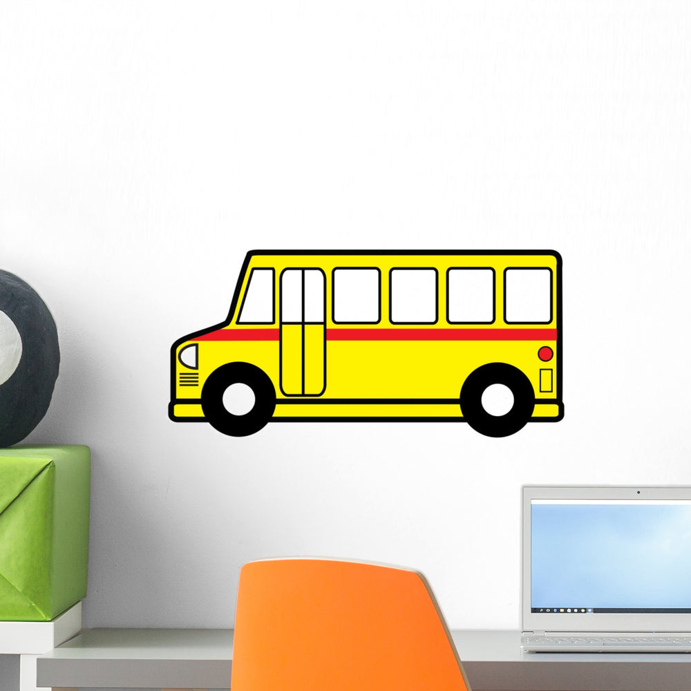 School Bus Wall Decal – Wallmonkeys