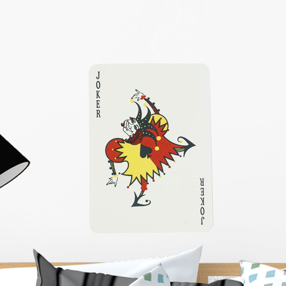 Playing Card Jocker Wall Decal – Wallmonkeys