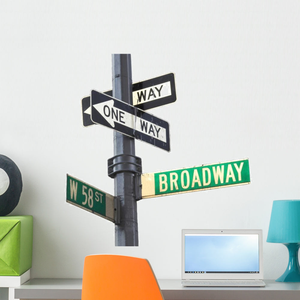 Broadway Sign Wall Decal – Wallmonkeys