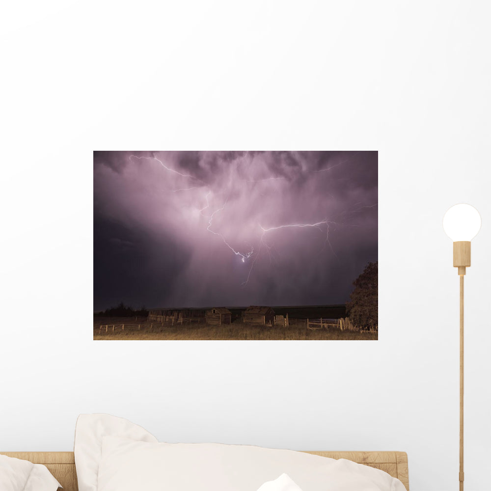 Lightning Bolt Wall Mural – Wallmonkeys