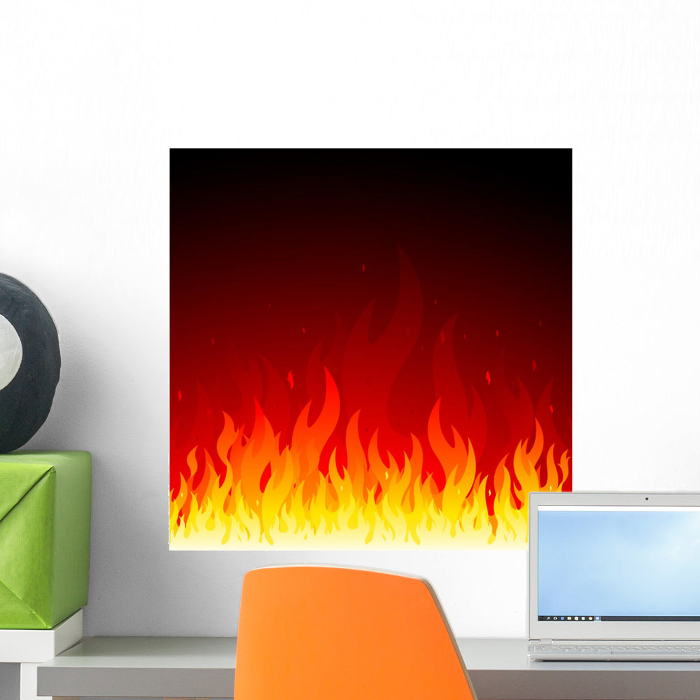 Vector Fire Wall Mural – Wallmonkeys