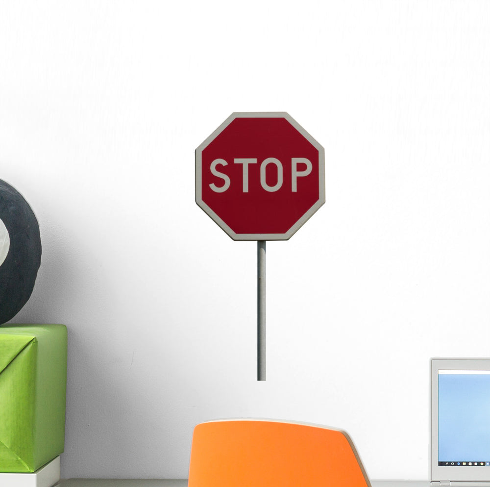 Stop Sign Wall Decal – Wallmonkeys
