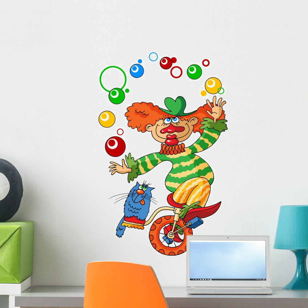 Clown Wall Mural – Wallmonkeys