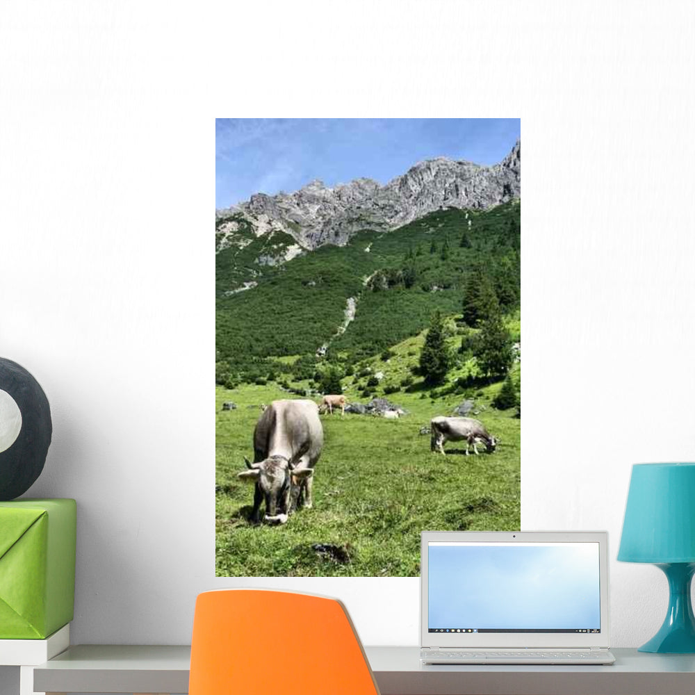Tirol Cows Wall Decal - WallMonkeys.com – Wallmonkeys