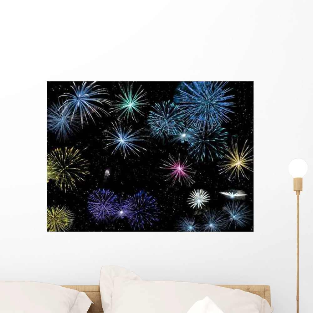 Fireworks 2 Wall Decal - WallMonkeys.com – Wallmonkeys