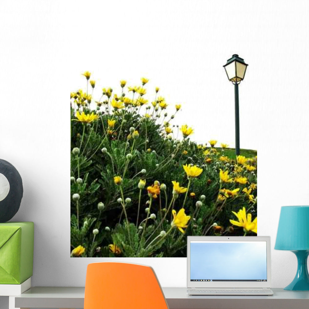 Flower Field Wall Decal - WallMonkeys.com – Wallmonkeys