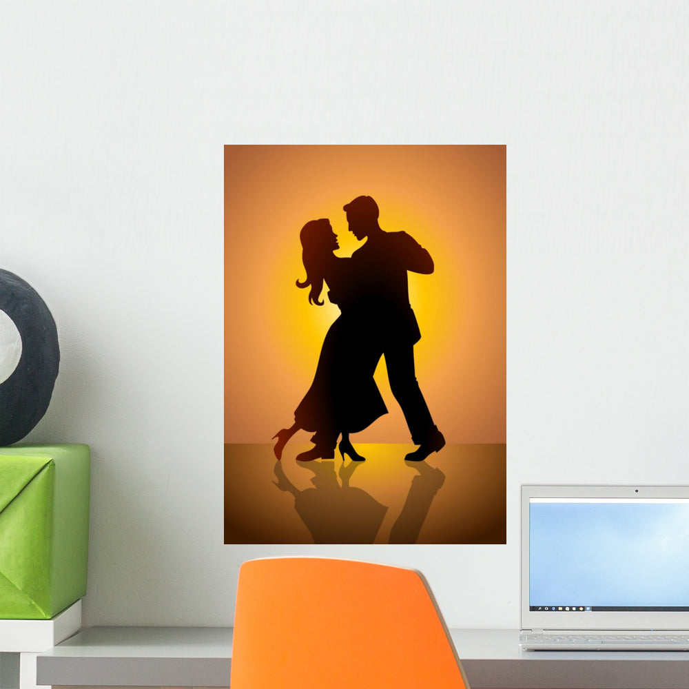 Couples Dancing Wall Mural – Wallmonkeys