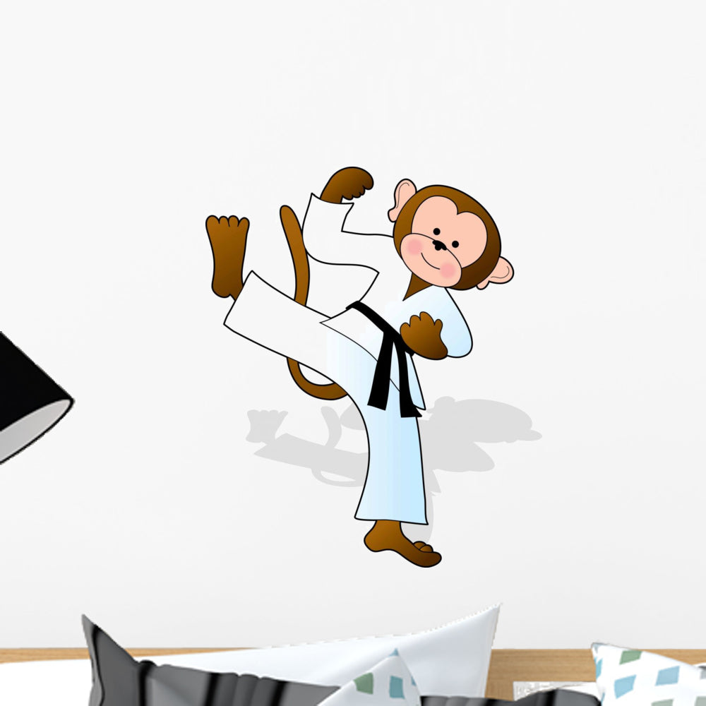 Monkey Karate Wall Decal – Wallmonkeys