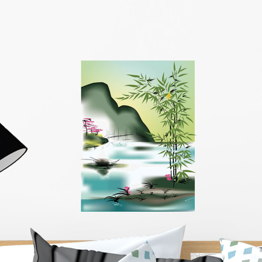 Asian Theme Wall Mural – Wallmonkeys