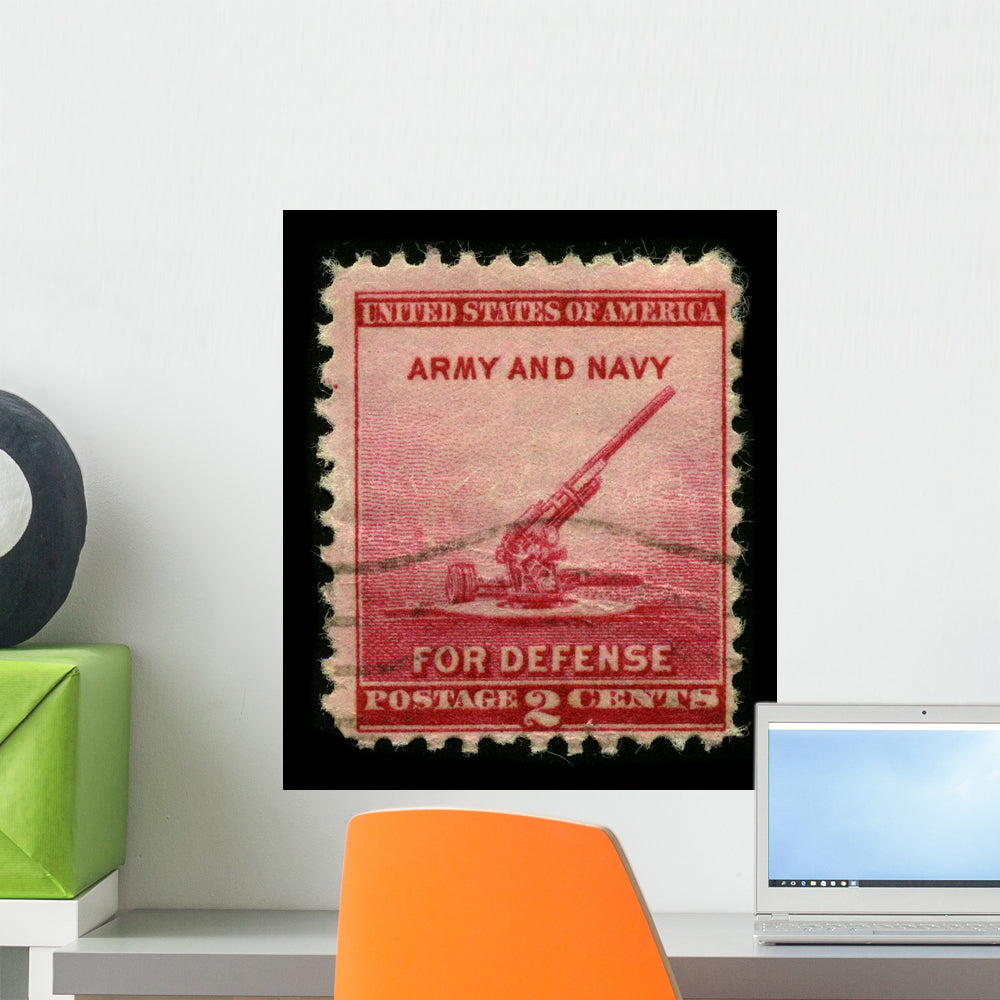 Postage Stamp Wall Mural – Wallmonkeys
