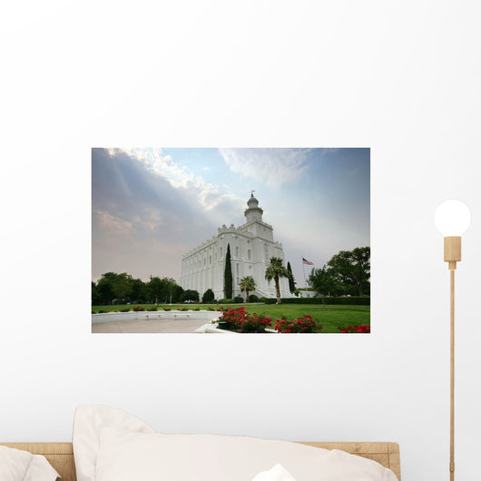 St George Temple Wall Decal - WallMonkeys.com – Wallmonkeys