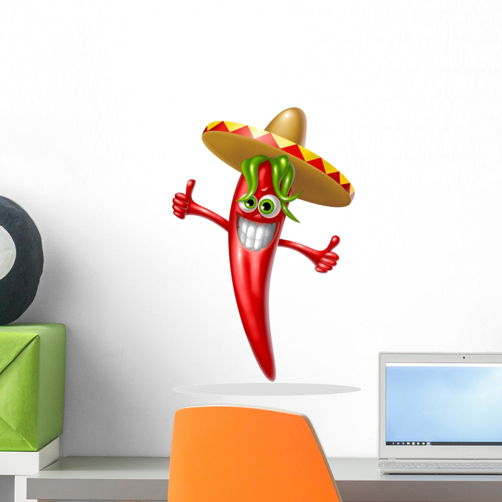 Mexican Chilli Wall Decal – Wallmonkeys