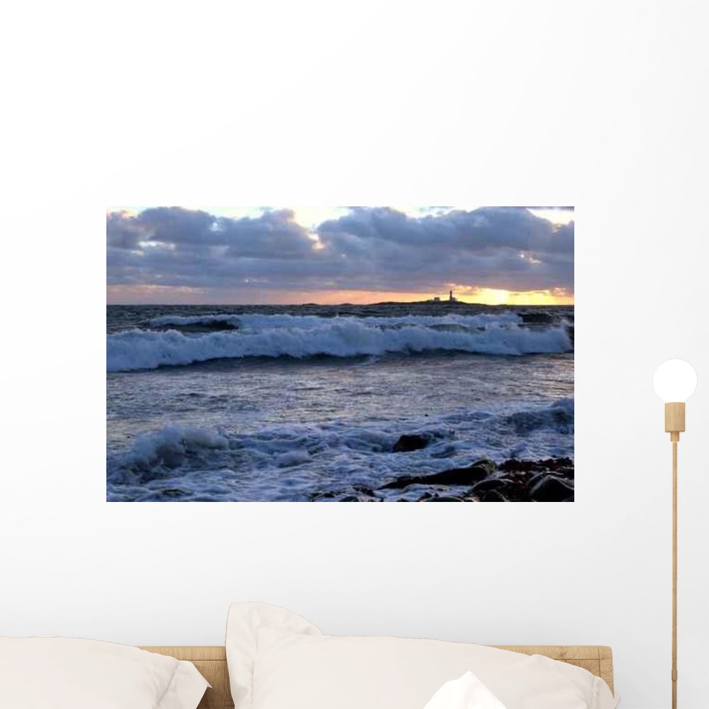 Ocean Sunset Wall Decal - WallMonkeys.com – Wallmonkeys