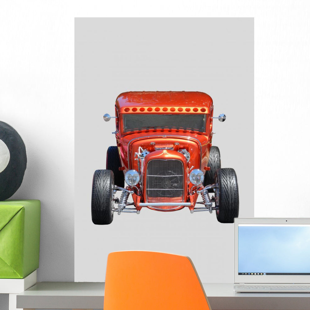 Customized Hot Rod Wall Mural – Wallmonkeys
