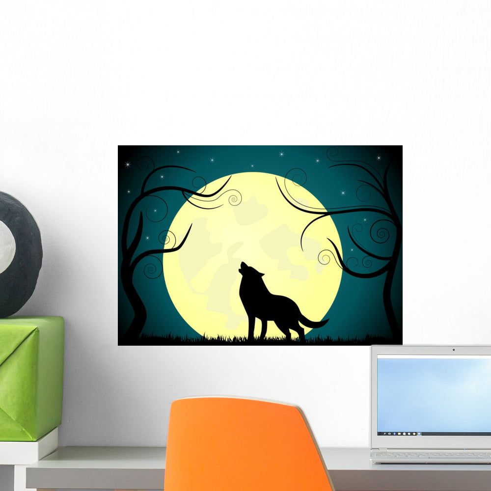 Wolf Wall Mural – Wallmonkeys