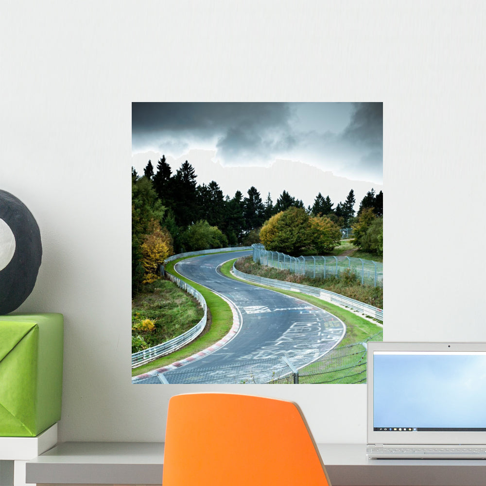 Race Circuit Wall Mural – Wallmonkeys