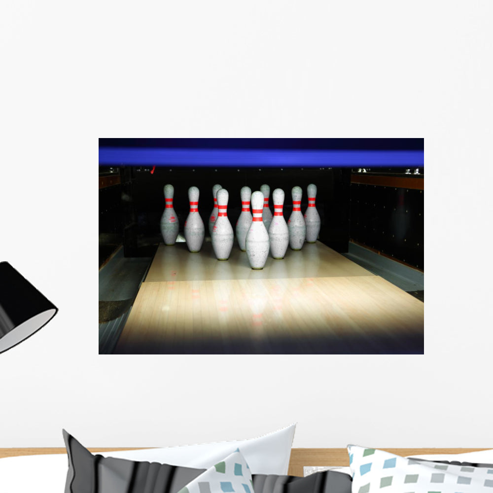 Bowling Pins Wall Mural – Wallmonkeys