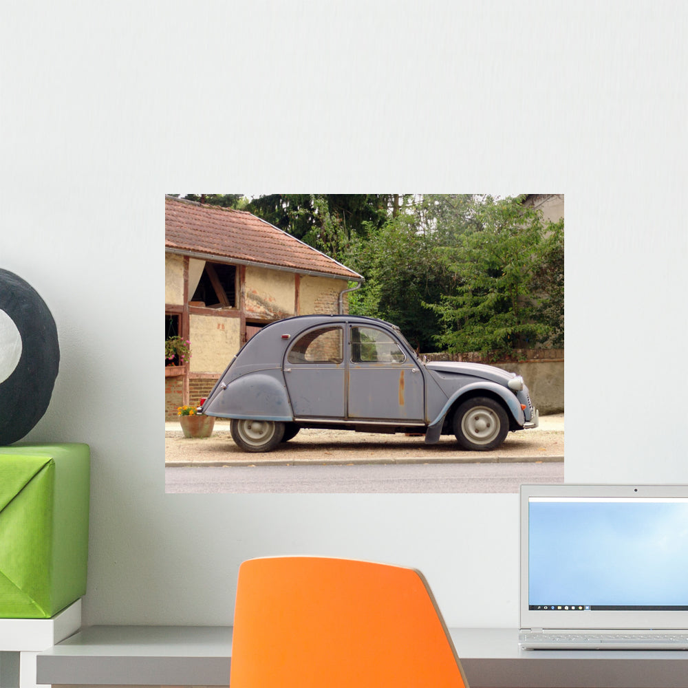 Citroen 2cv Wall Mural – Wallmonkeys