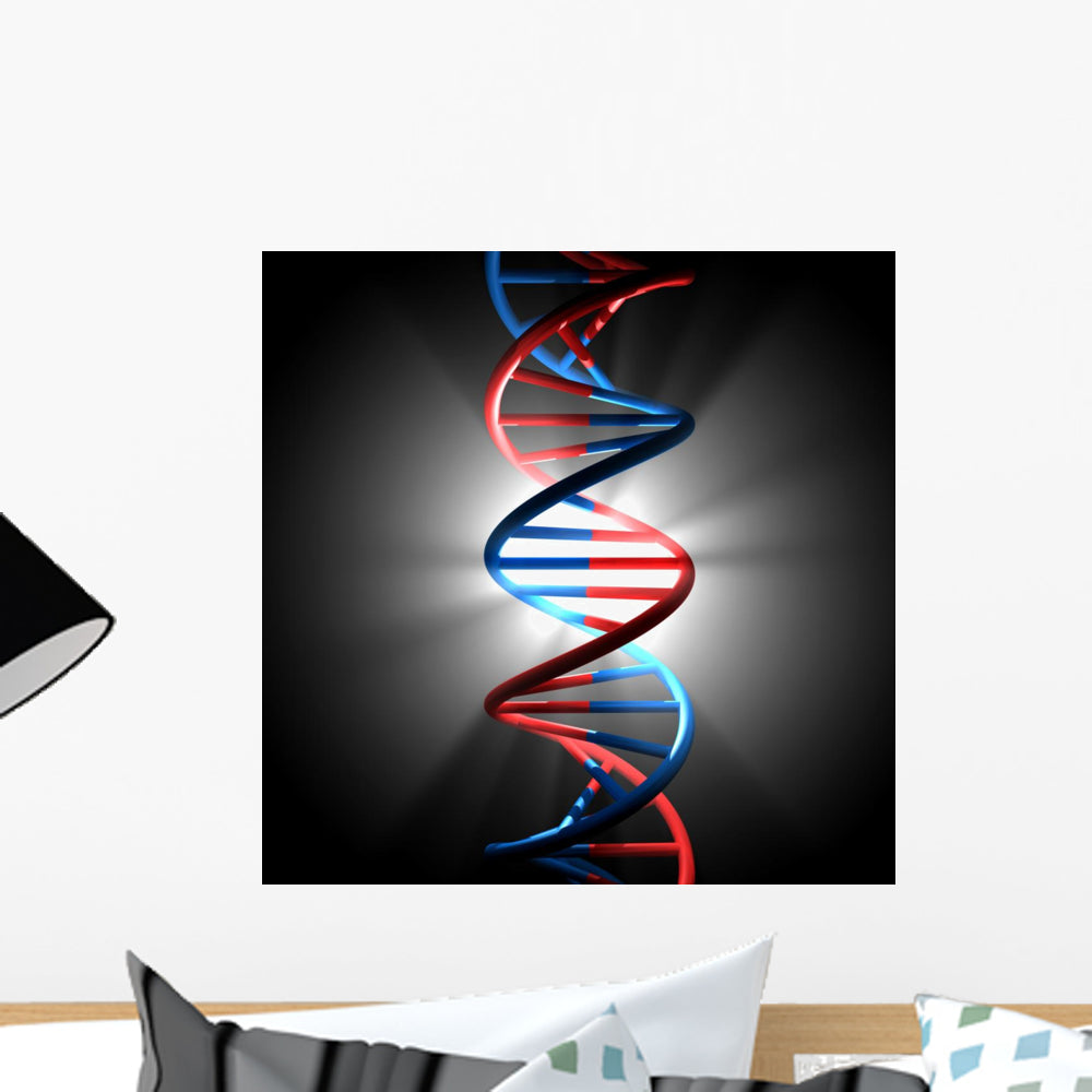 3D Render Bitmap Dna Wall Mural – Wallmonkeys