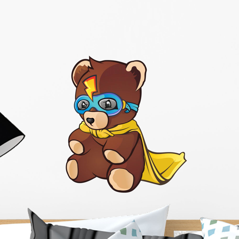 Super Hero Teddy Bear Wall Decal – Wallmonkeys