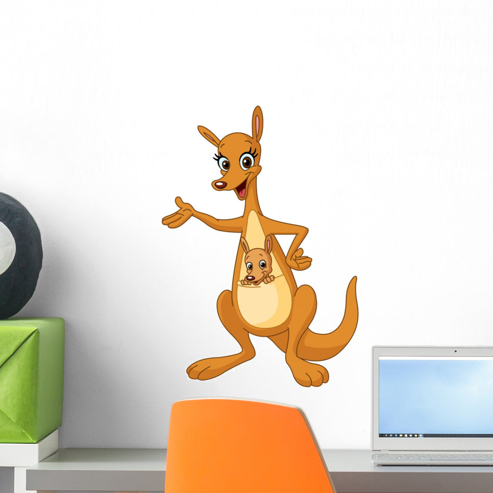 Kangaroo Wall Decal – Wallmonkeys